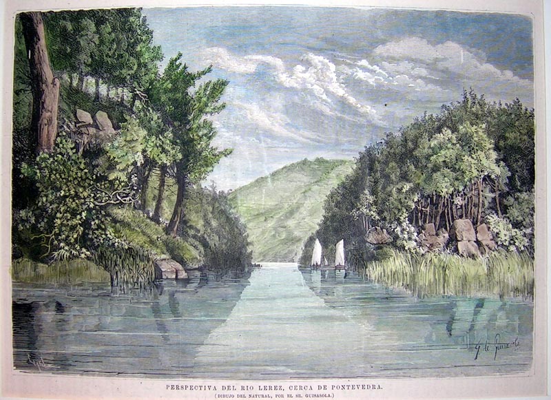 Perspectiva del Rio Lerez, cerca de Pontevedra > Grabados, Paisajes ...