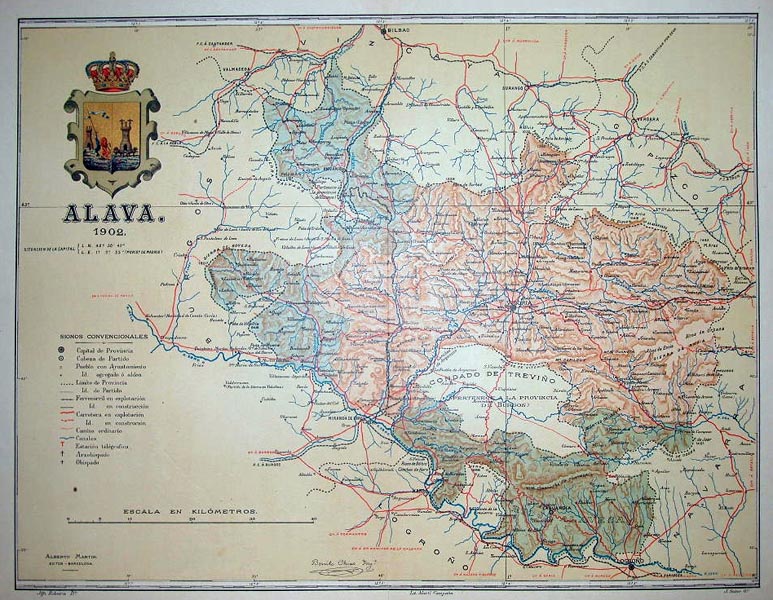 Provincia de Alava > Mapas . Frame | Grabados, Mapas Antiguos, Atlas y ...